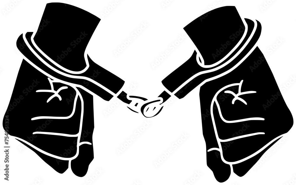 justice illustration crime silhouette law logo police icon prison ...