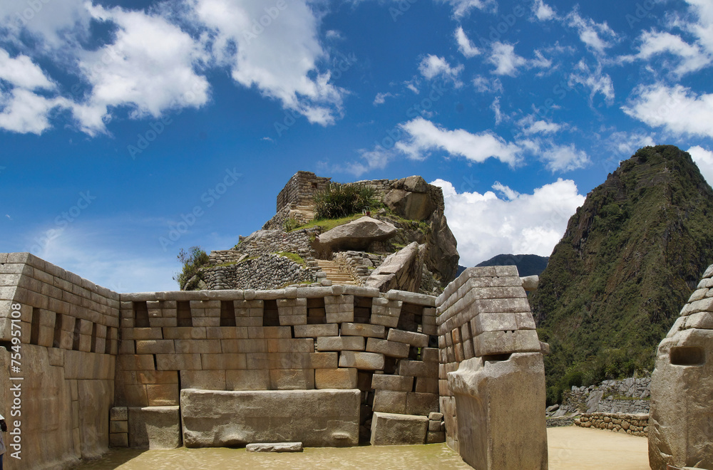 Architectural details of the characteristic stone houses in the famous ...