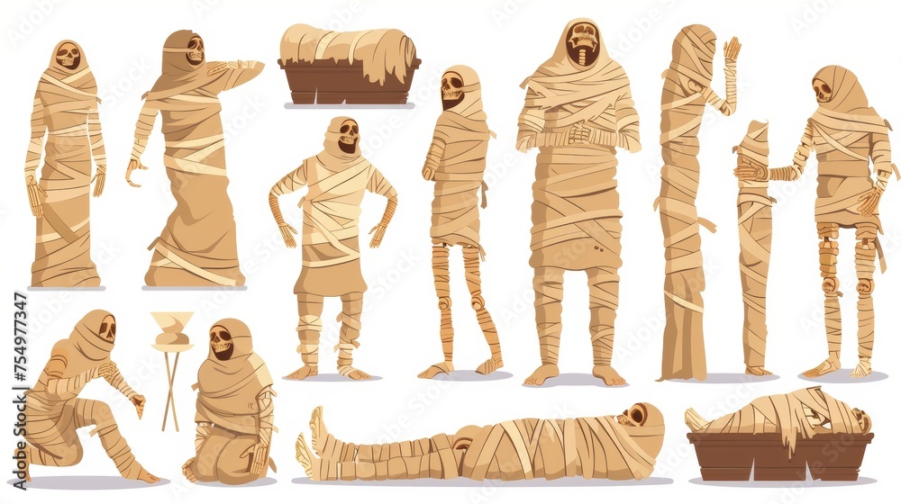 A cartoon illustration showing the stage by stage process of ...