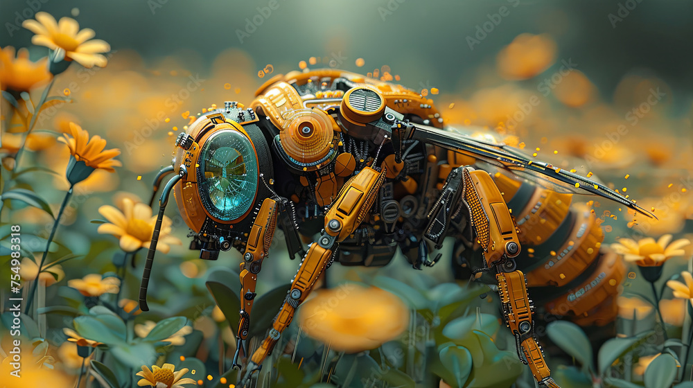 This AI-powered robotic bee showcases tech-enhanced pollination ...
