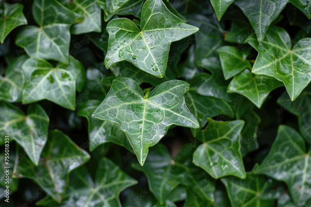 Gemeiner Efeu (Hedera Helix) - Botanical Illustration and Description ...