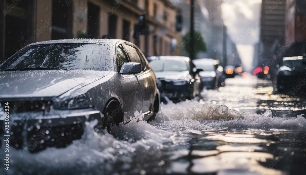 Urban Flooding After Heavy Storm Severe Weather's Devastating Impact on ...