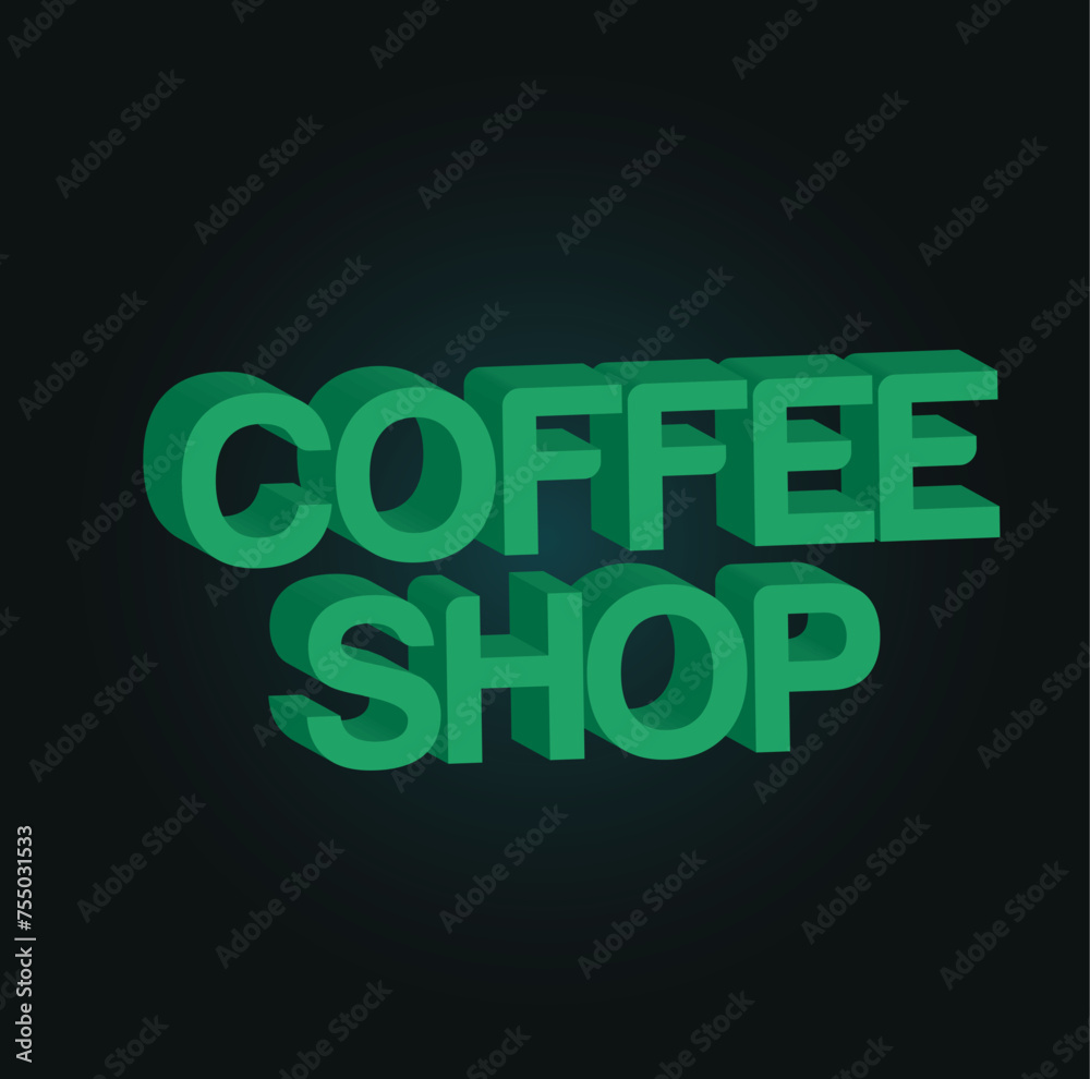 Creative Initial letter coffee shop logo design with modern business ...