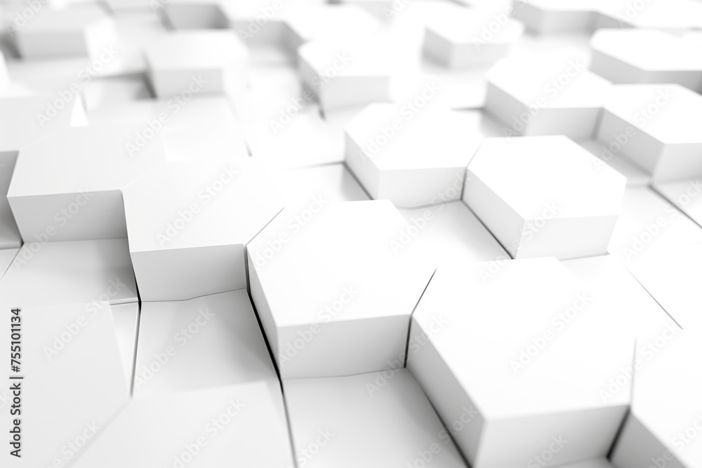 Abstract Hexagon Geometric Surface. light bright clean minimal ...
