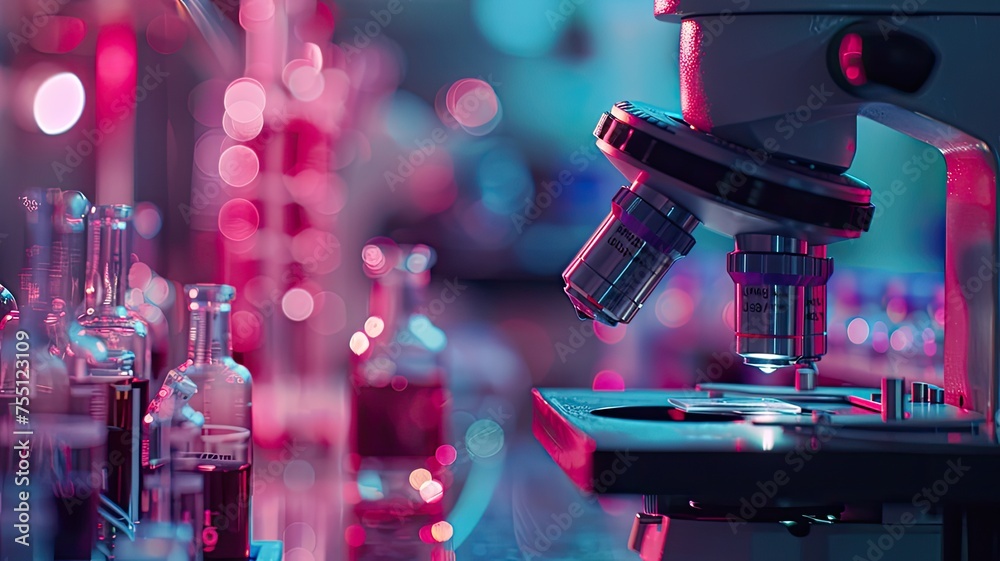 VRE bacteria in a clinical laboratory setting, showcasing microscopic ...