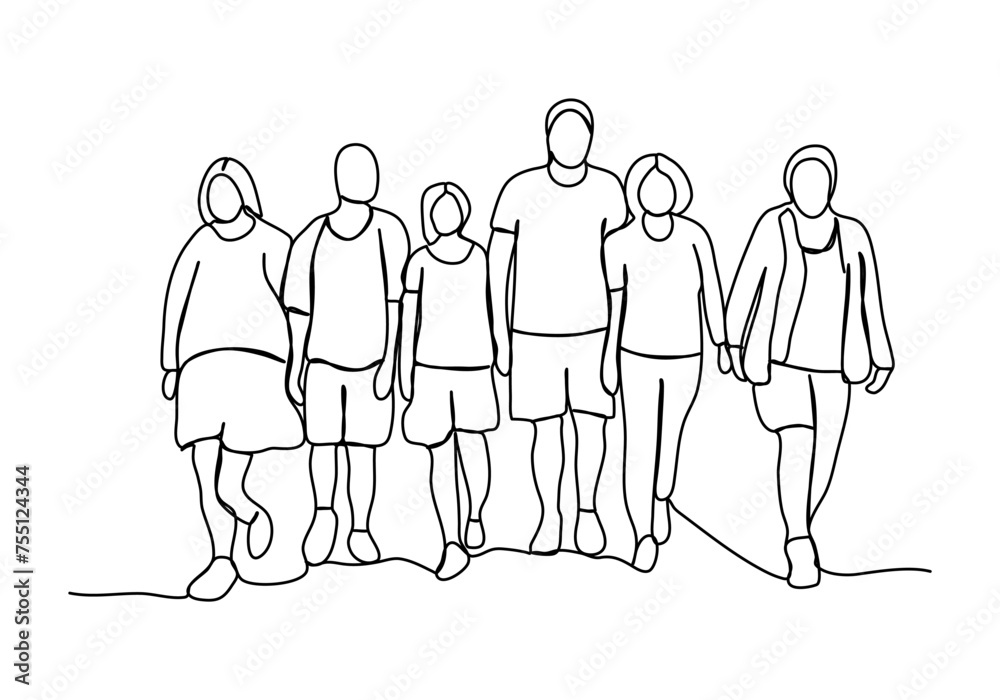 Group of people forming team. Concept for diversity and inclusion theme ...