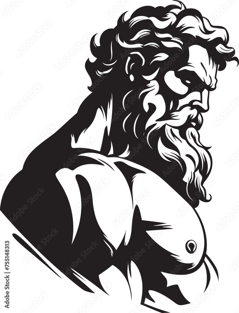 Hercules Legacy Iconic Emblematic Symbol Mighty Hercules Vector ...