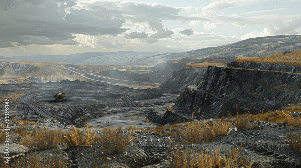 Depicting a landscape scarred by mountaintop removal mining reveals the ...