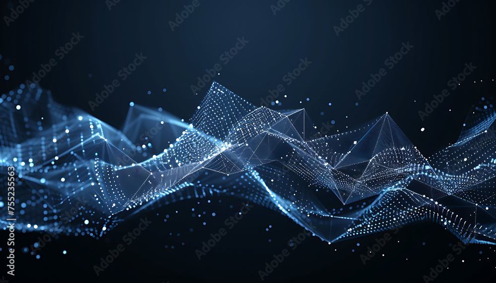 Enhancing Connectivity, Abstract Cyber Network Grid with Artificial ...