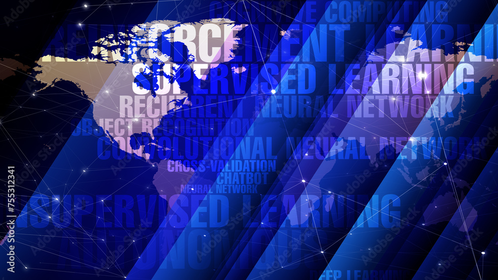 Chatbot Using Ai Artificial Intelligence Texts And World Map For Machine Learning And Neural