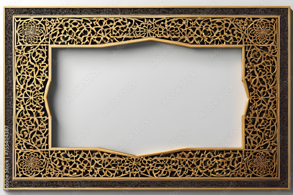 Ramadan Frame Border, Islamic Border Frame Copy Space Area Stock ...