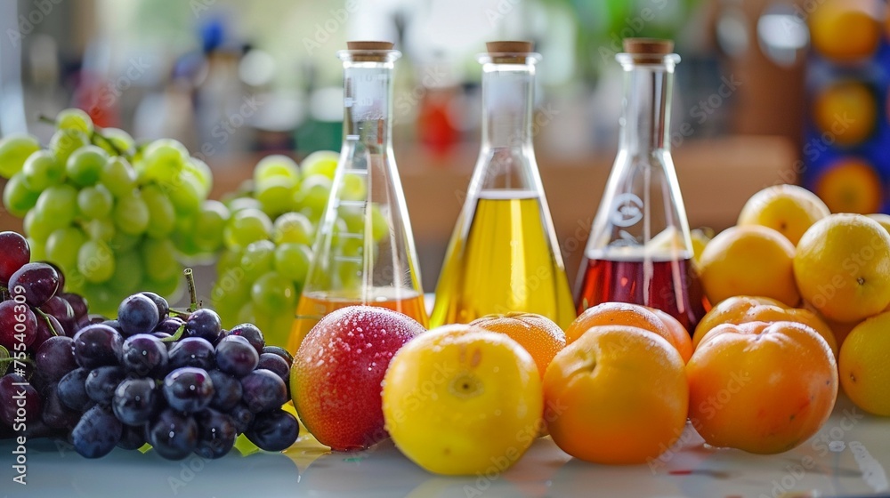 Ethylene gas effects on fruit ripening process Stock Photo | Adobe Stock