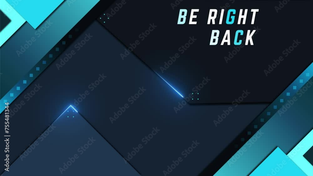 Vidéo Stock Modern background with a retro blue light theme for ...