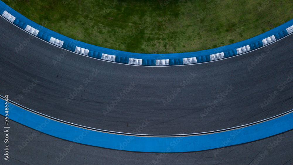 Aerial view racing track circuit motor sport racing track, Track for ...