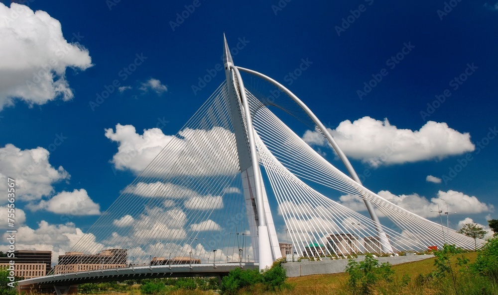 Daylight Scenery View of Seri Wawasan Bridge or Putra Bridge in ...