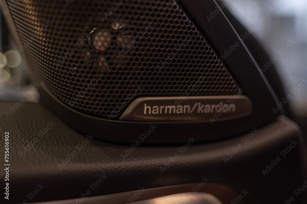sound systems Harman Kardon BMW i4 five-door electric liftback class D ...