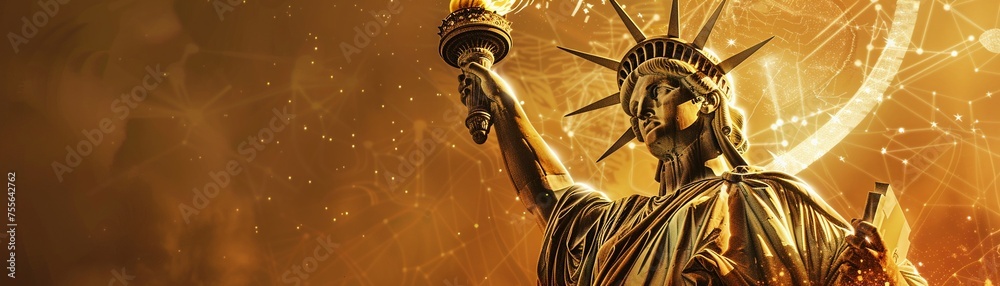 Renaissance-inspired marker art of the Statue of Liberty anime style ...