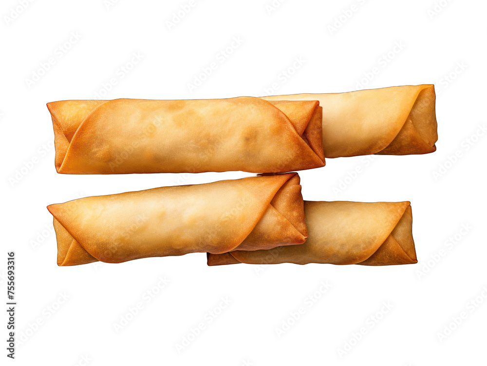 spring rolls collection set isolated on transparent background ...