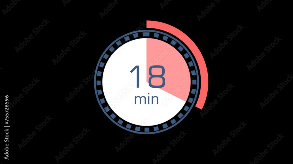 Animated countdown timer 0 to 30 minute. clock, stopwatch, Countdown ...