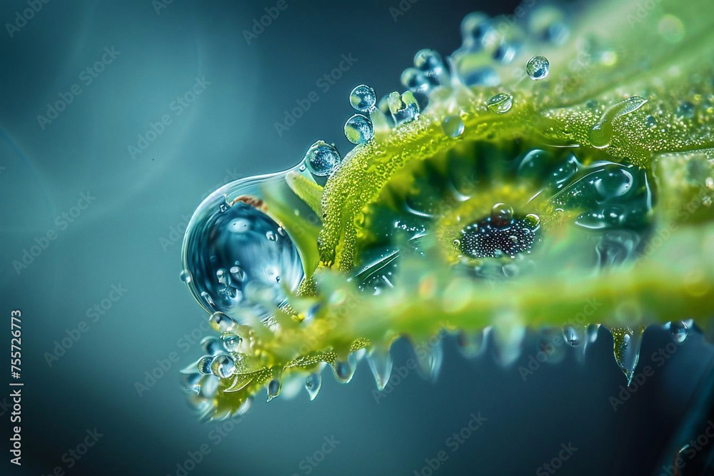 Fungal Growth and Spore Release, Exploring Microscopic Realms. Stock ...