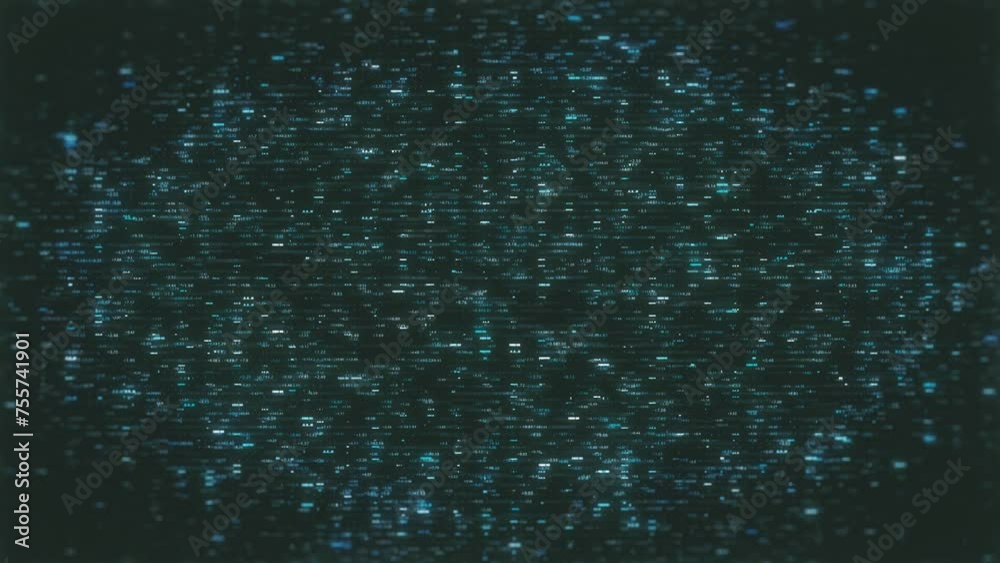 Data Figures And Patterns Background/ Animation of an abstract digital ...