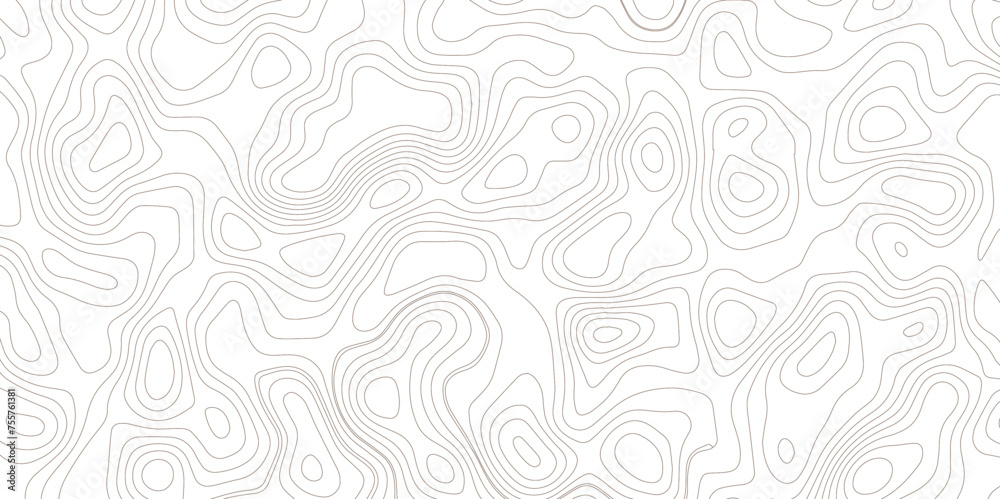 Abstract topographic background. Blank topographic contour map subtle ...