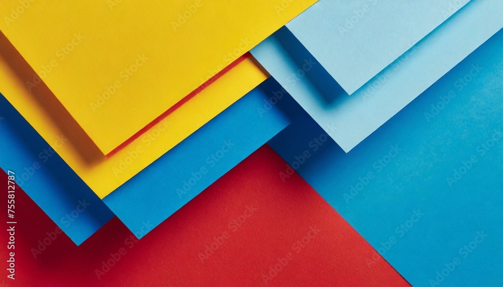 Abstract colored paper texture background. Minimal paper cut style ...