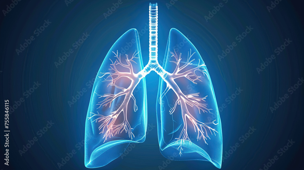 x-ray photo of lung anatomy. realistic medical picture reference Stock ...
