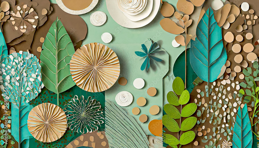 ARTE EM PAPEL: UMA SOBREPOSIÇÃO RECORTES DE PAPEL A FORMANDO UM MOSAICO ...