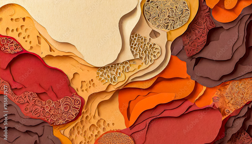 ARTE EM PAPEL: UMA SOBREPOSIÇÃO RECORTES DE PAPEL A FORMANDO UM MOSAICO ...