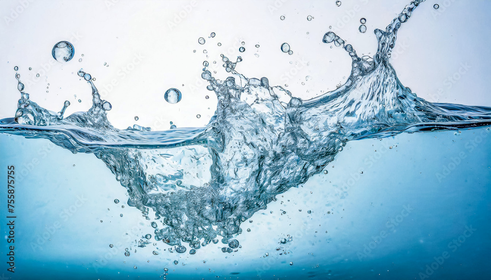 PLASH DE ÁGUA: A PURESA REFRESCANTE DA ÁGUA MINERAL EM MOVIMENTO Stock ...