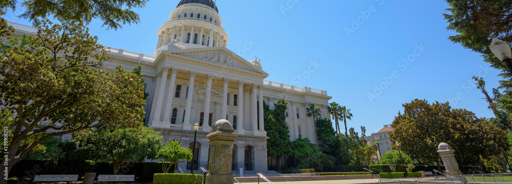 Iconic Landmark: 4K Ultra HD Panoramic View of California's State ...