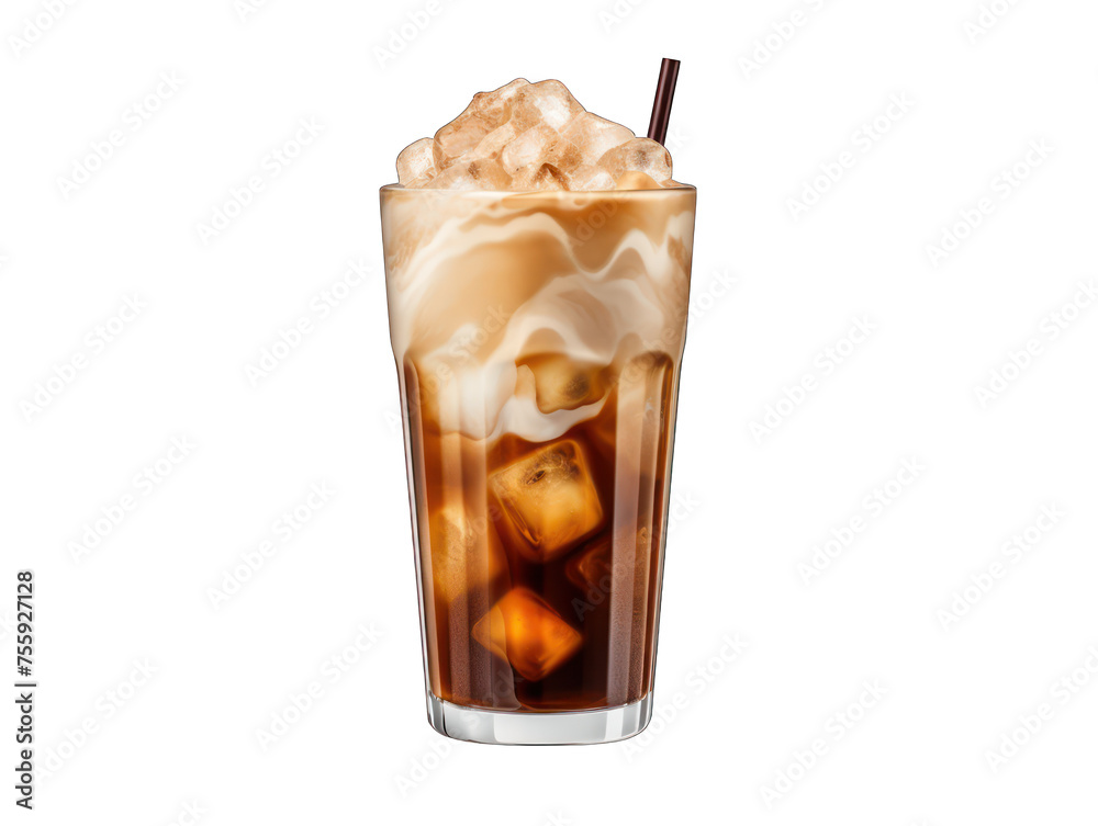 Root Beer Float isolated on transparent background, transparency image ...