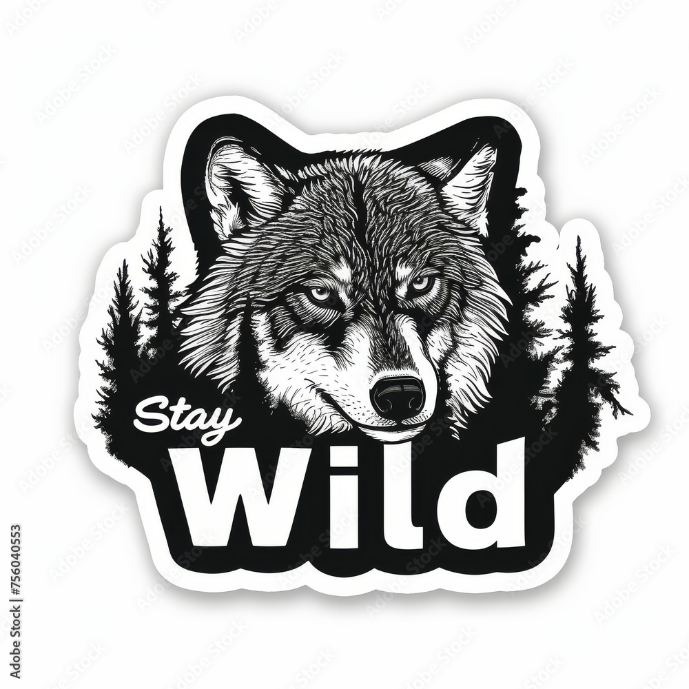 'Stay Wild' sticker, a reminder to embrace the freedom of the outdoors ...