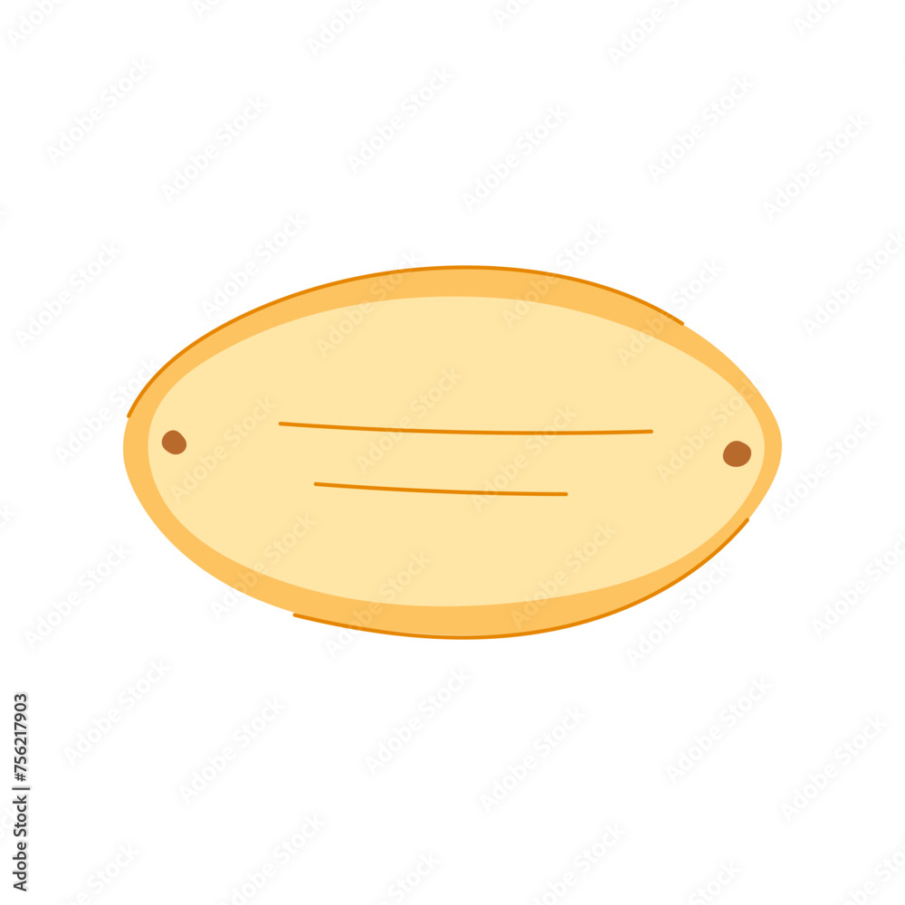 sign nameplate cartoon vector illustration Stock Vector | Adobe Stock