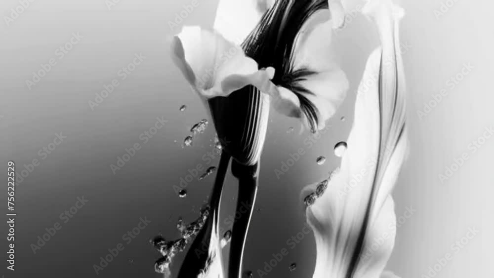 Metamorphosis, perfect change, transformation of flowers, background ...