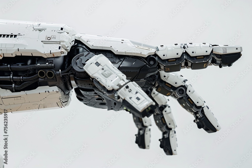 Robo-Hands - A futuristic robotic hand with multiple cameras and a ...