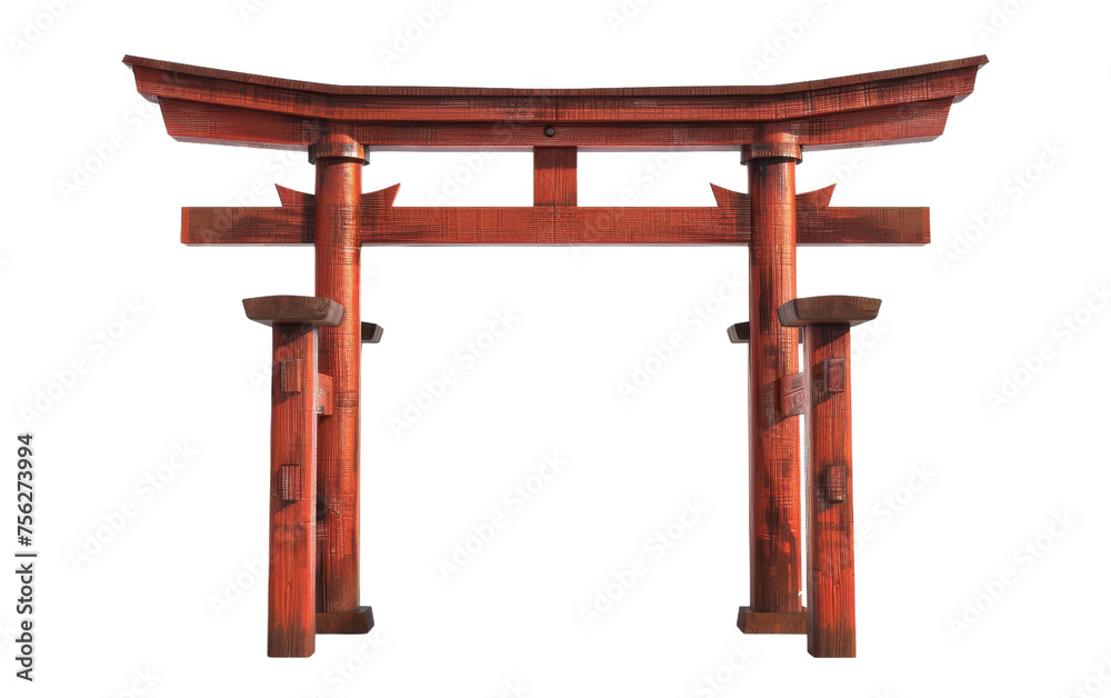 Exploring the Symbolism of Shinto Torii On Transparent Background ...