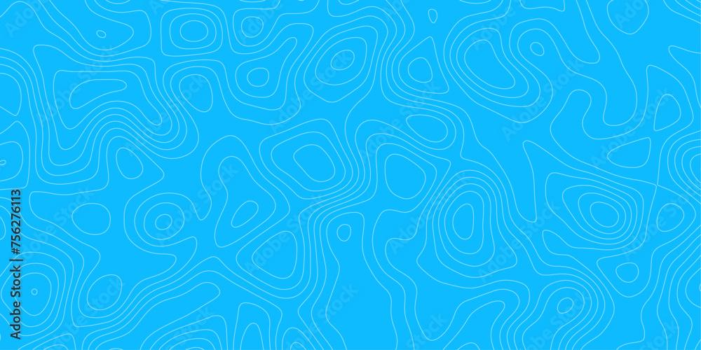 Sky blue shiny hair.clean modern geography scheme.topography soft lines ...