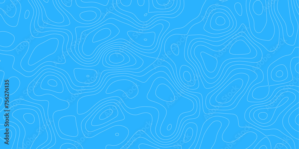 Sky blue terrain path topology,vector design high quality map of curved ...