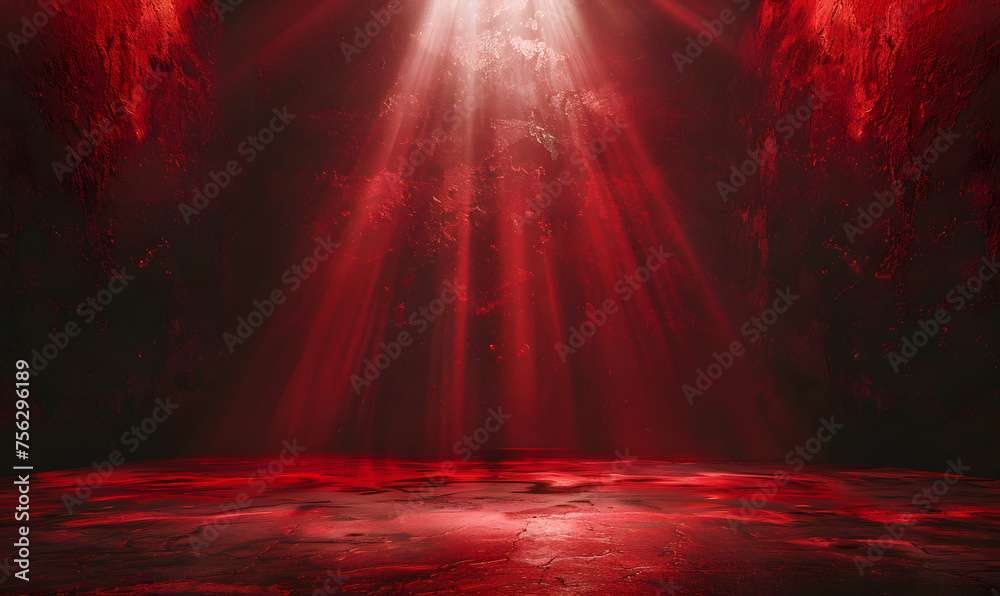 dynamic red gritty spotlight stage design, wwe style edged background ...