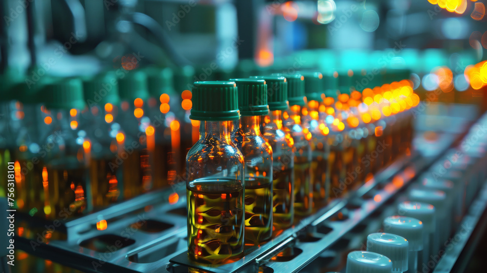 Close-up of tubes with DNA samples for polymerase chain reaction. In ...