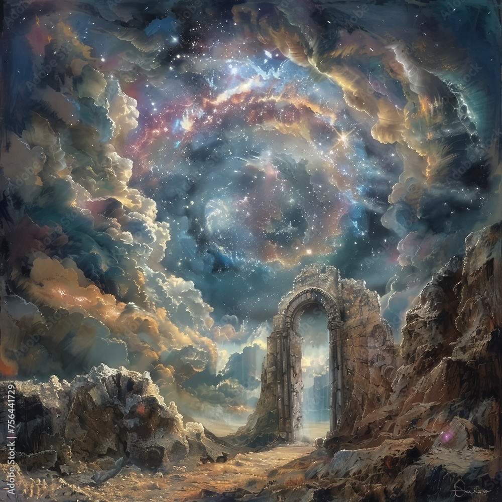 An entrance to a different universe. Stargate and Gateway Stock ...