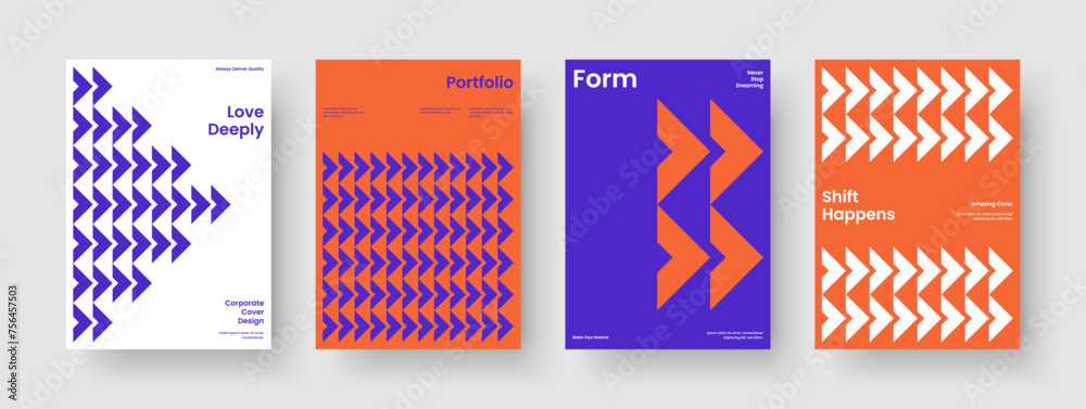 Creative Background Template. Abstract Book Cover Design. Geometric ...