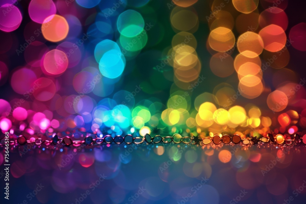 Abstract background focused on queer and rainbow-related observance ...