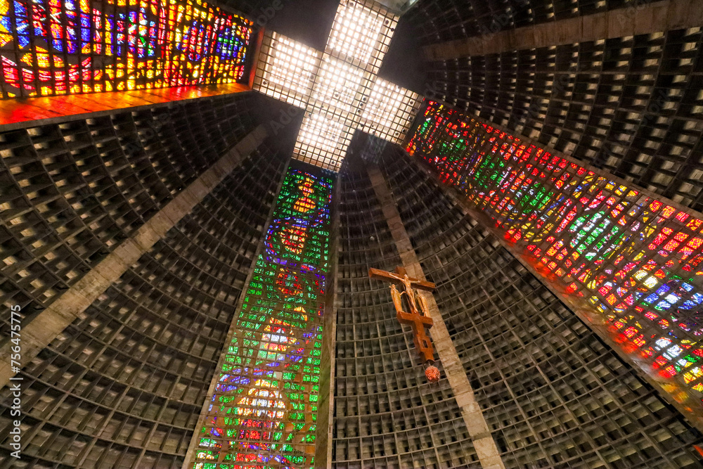 Rio de Janeiro, RJ, Brazil, 03/11/2024 - Metropolitan Cathedral of ...