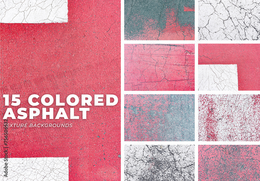 15 Colored Asphalt Road Background Texture Stock Template | Adobe Stock
