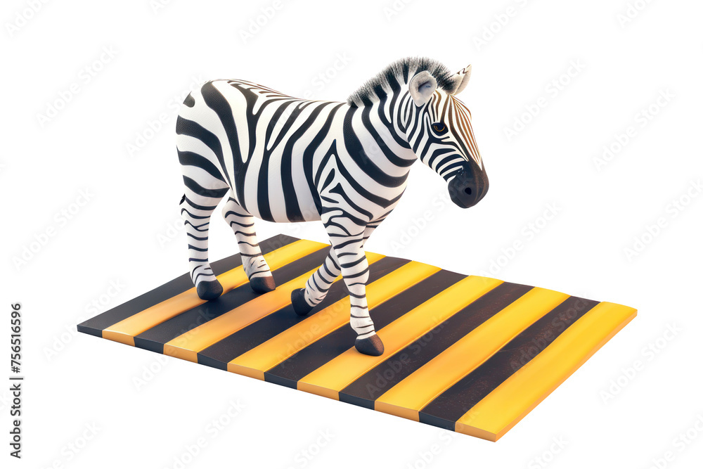 zebra crossing concept, traffic discipline, kindness in crossing the ...