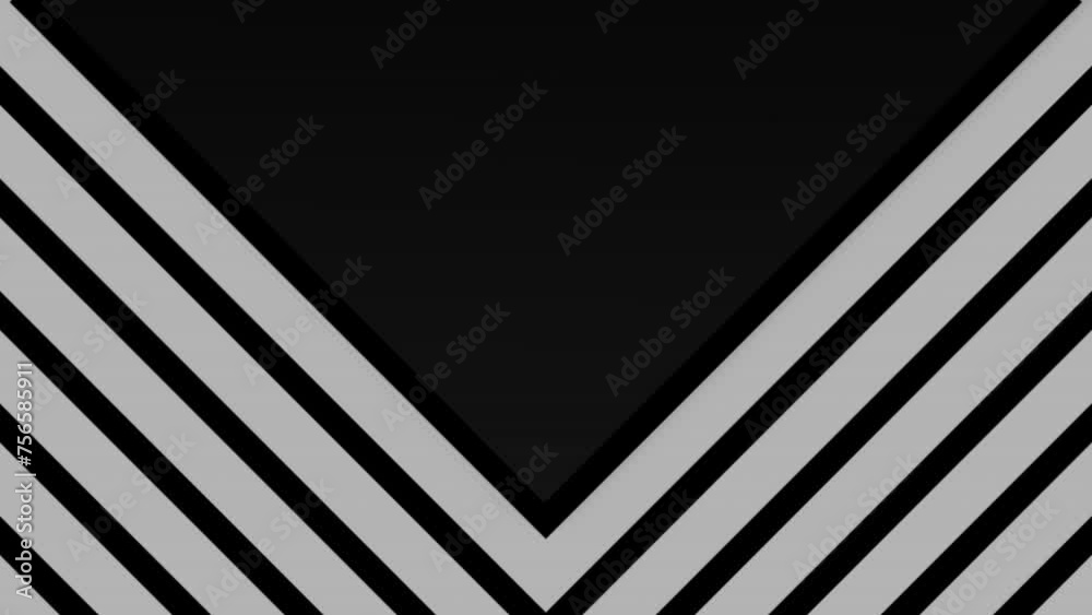 Modern horizontal motion graphic background with black and white ...