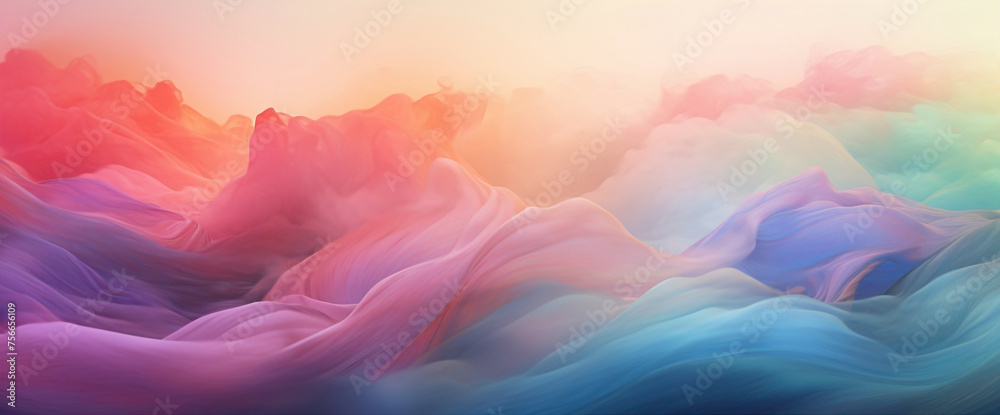 Mesmerizing blend of colors converging into a captivating gradient ...